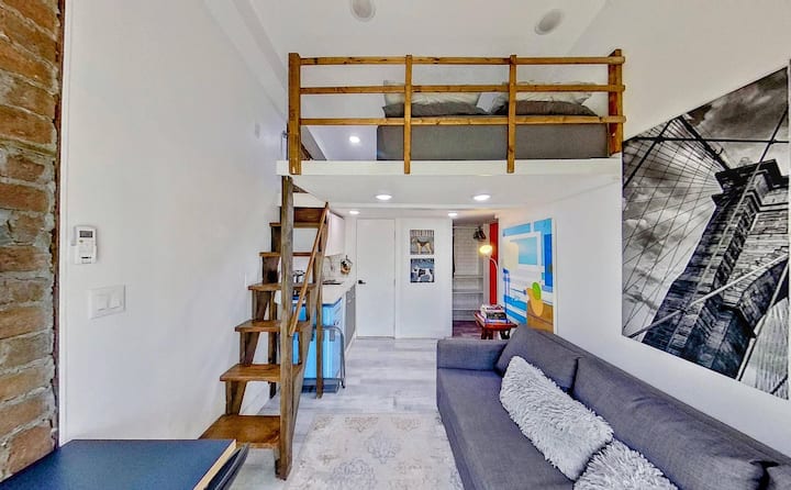 #7 Private Loft 10min Nyc Balcony Walk To Bar Eat - Manhattan