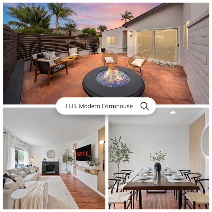 Boho Modern Farmhouse | H.b. Traveler's Getaway - Huntington Beach, CA