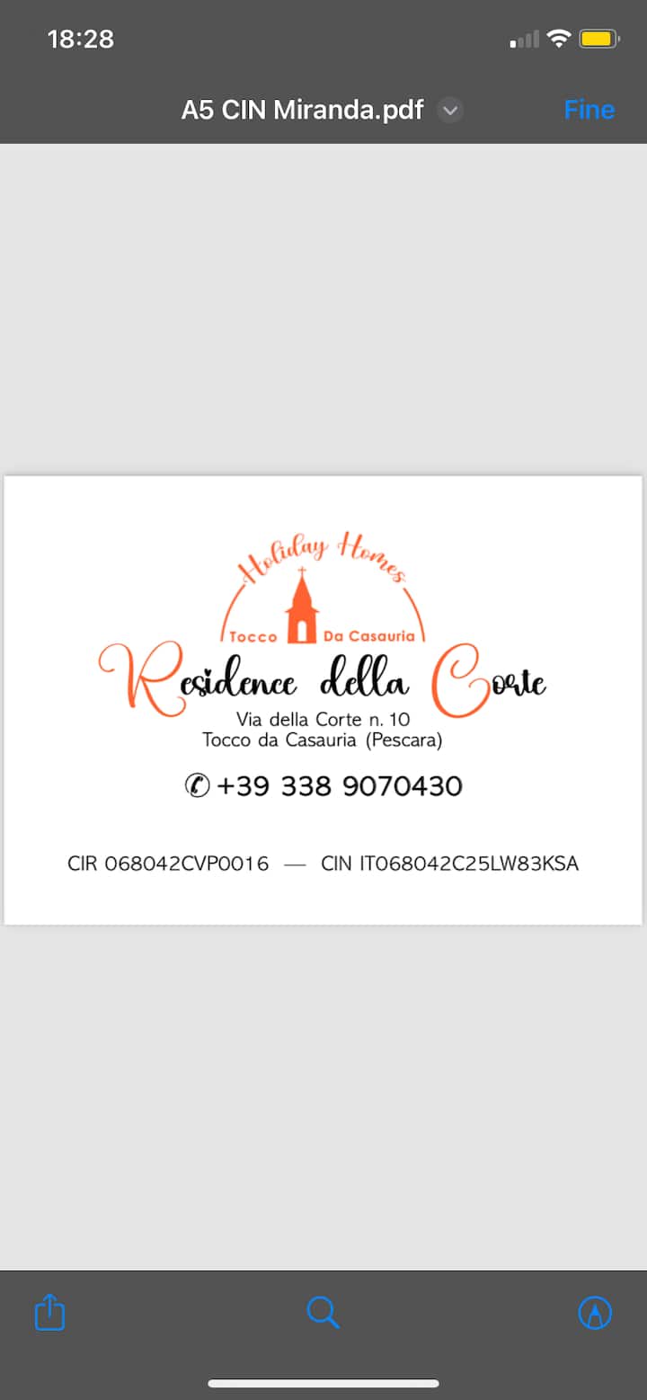 Residence Della Corte, Tocco Da Casauria Pescara - Corvara
