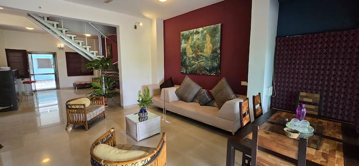 Lovely Ac Room In Riverfront House 5 Min From Osho - Pune