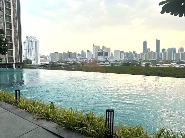 Monthly7%off,wfh,500mb Wifi6,swim Pool,rama9,rca - Bangkok
