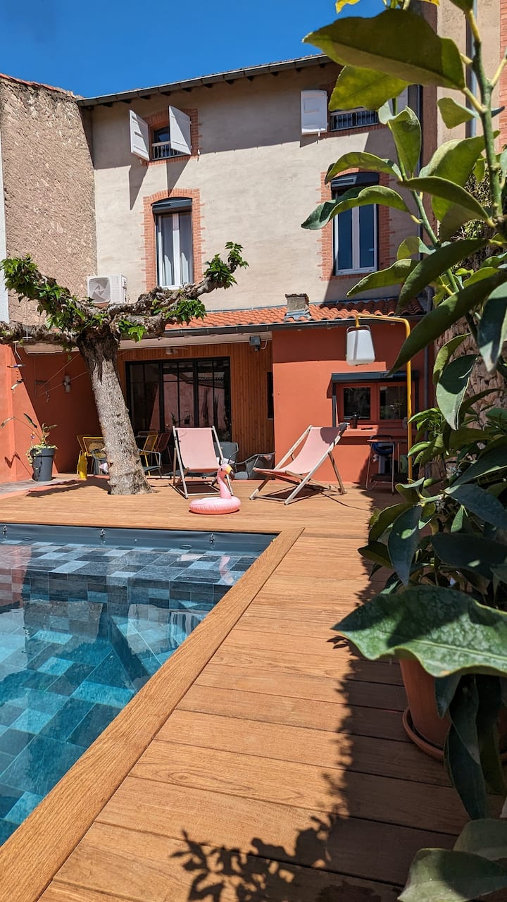 Maison Albigeoise Rénovée & Piscine Neuve - Albi