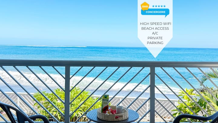 Accès Privé à La Plage, Fibre Optique & Parking - Tahiti