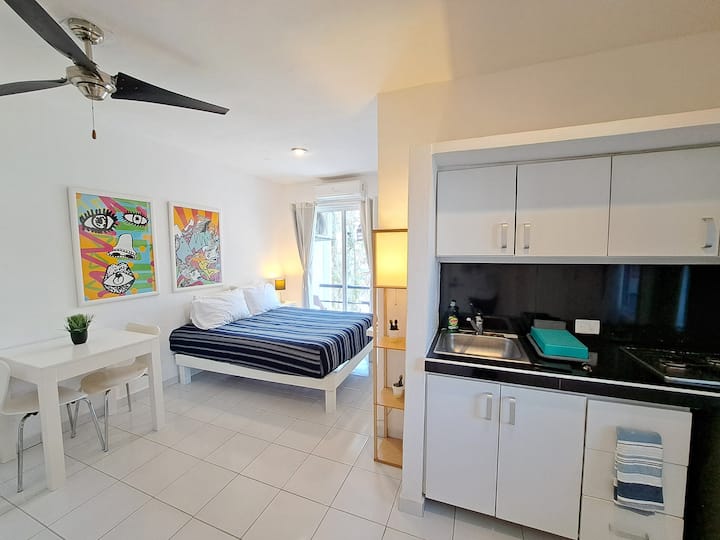 Studio W/private Terrace In Downtown Playa! - Playa del Carmen