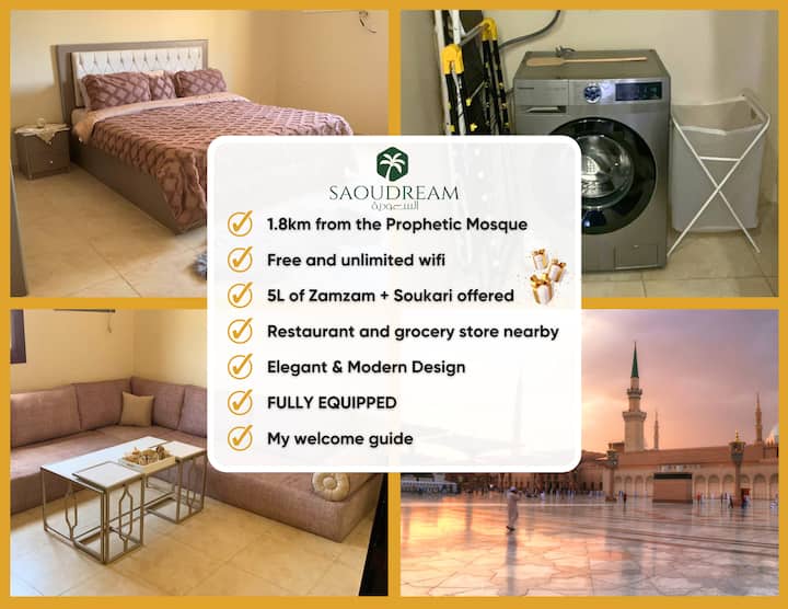 Le Duo - Proche Masjid Nabawi - Calme - Wifi - Medina