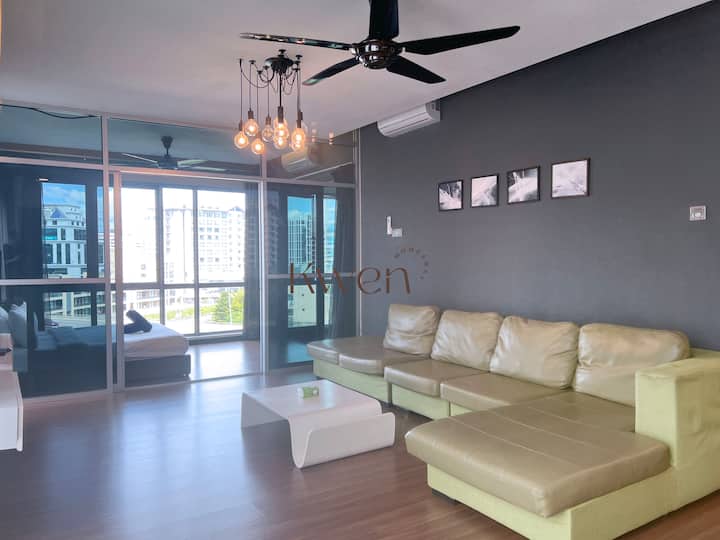 Kwen Loft E-corner Imago Kk 3br Bigkitchen 11px - コタキナバル
