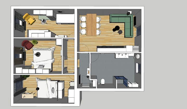 Apartment Amélie - Messe Graz - 85 M² - 格拉茨