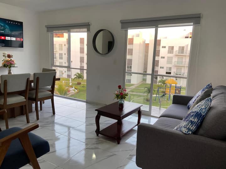 Placentero Depto.  Con A/c Junto Alberca - Acapulco