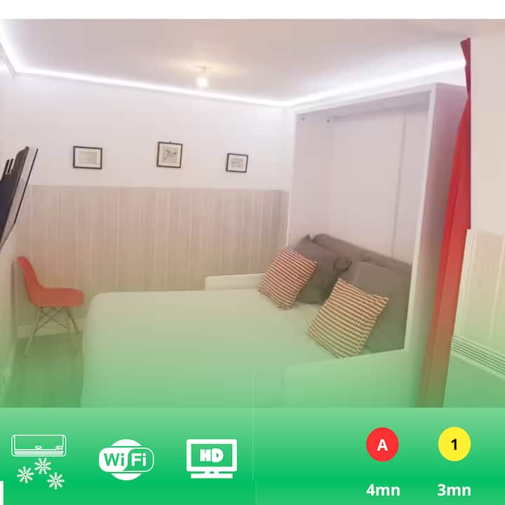 12-top Studio Cosy Centre Rer Métro1chateau - Vincennes