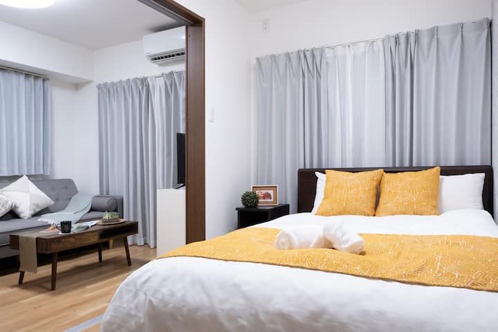 The Peak Tengachaya Apartment For 2 Pax - Osaka, Japan