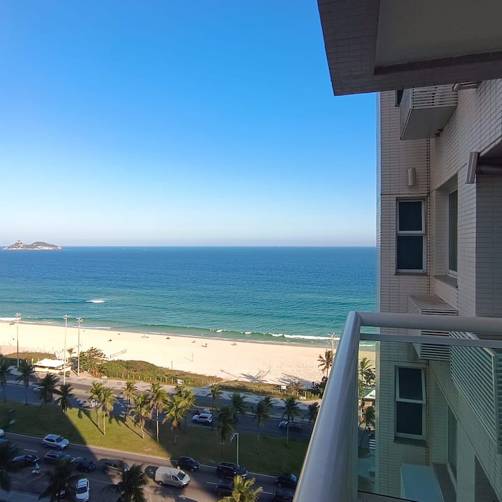 Pé Na Areia Da Barra, Vista Mar - 3 Quartos/rod. - Brazil