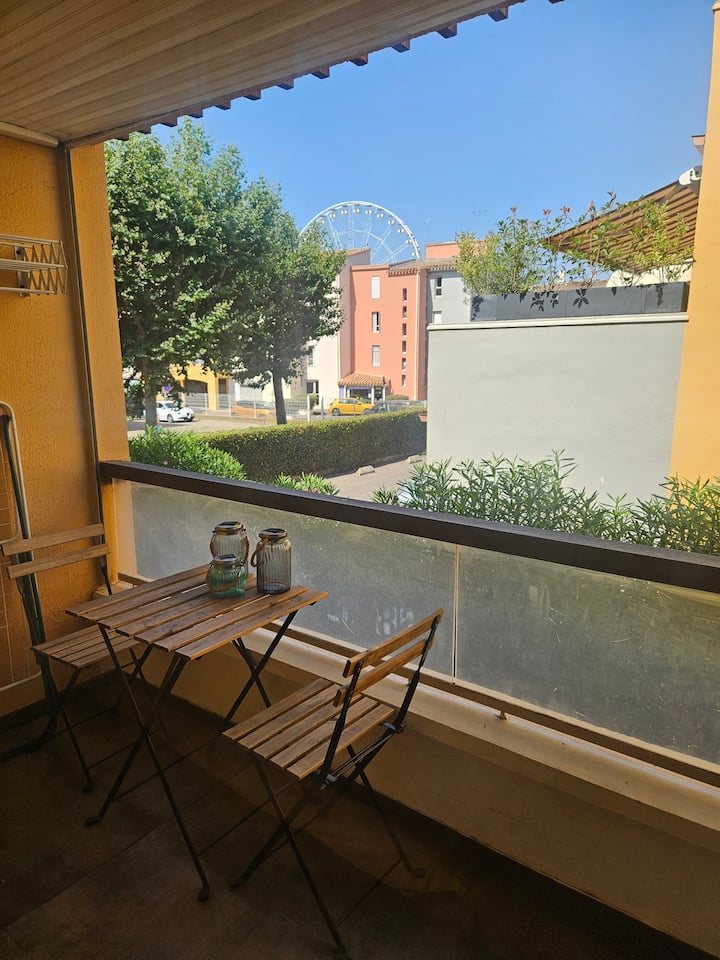 Studio Cap D'agde "Centre Port" Climatisation - Agde