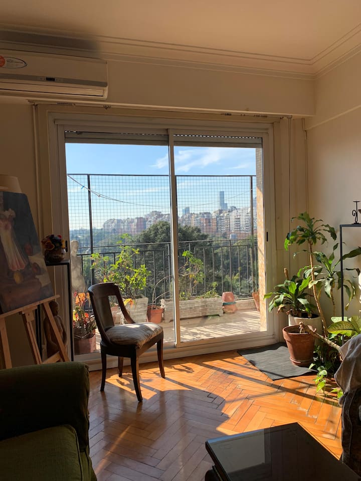 Departamento Amplio En Palermo, Vista Al Botánico - Buenos Aires