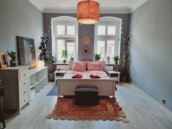 Huge, 2-room Green Apartment 4 Ppl Near The River - Wrocław