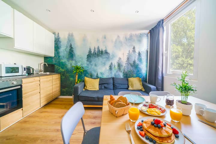 L'epicéa｜2 Parking Privé｜climatisation｜fibre｜tram - Grenoble