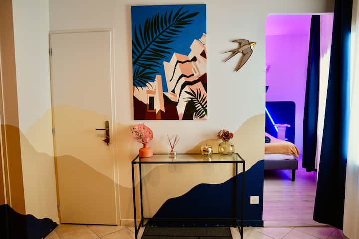Roma Reva: Design, Home Cinema, Parking, Clim - Nîmes