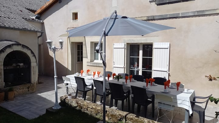 Maison Anjou 14 Personnes Logis Porte Saint Jean - Montreuil-Bellay