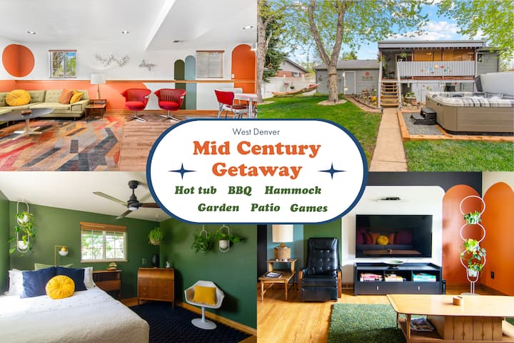 Mid Century | Hot Tub | Patio | Garden | Bbq - Arvada, CO