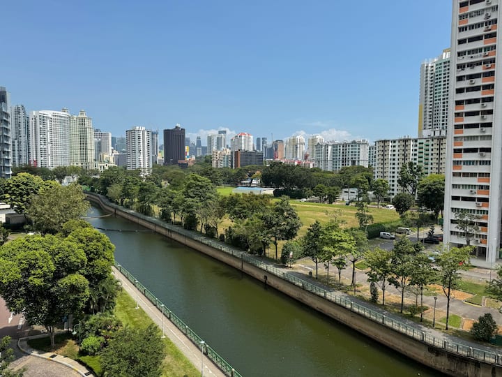 River View Balcony, Big Unit, Fully Equipped - Singapore