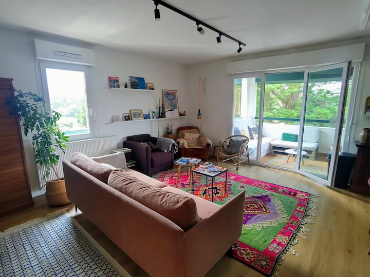 Appartement Calme, Lumineux Avec Place De Parking - Ciboure