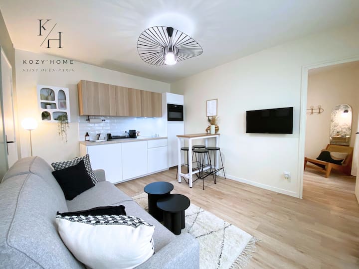 Kozy'home: Aux Portes De Paris,15min De Montmartre - Brochant - Paris