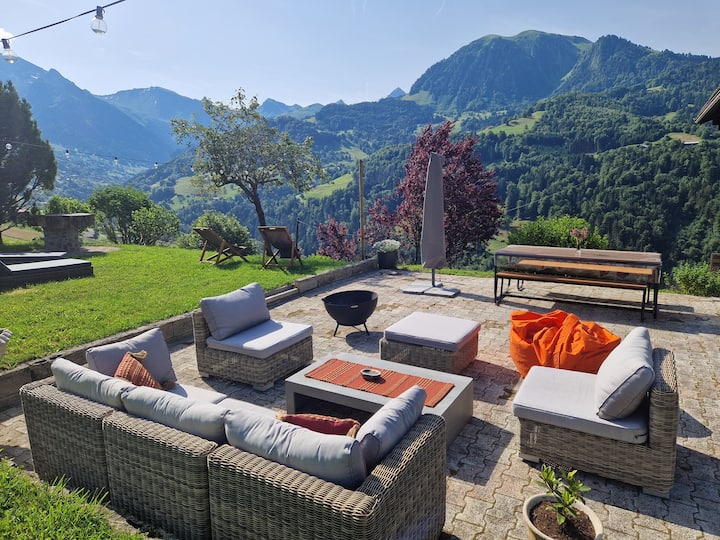 Vue Imprenable. Instants Magiques. - Manigod