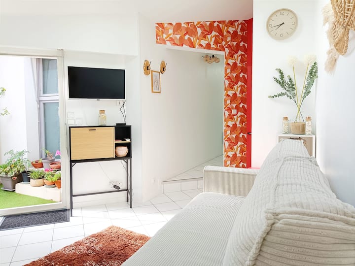 Studio 112 - Jardinet - Centre Ville - A Pied - Saint-Vincent-sur-Jard