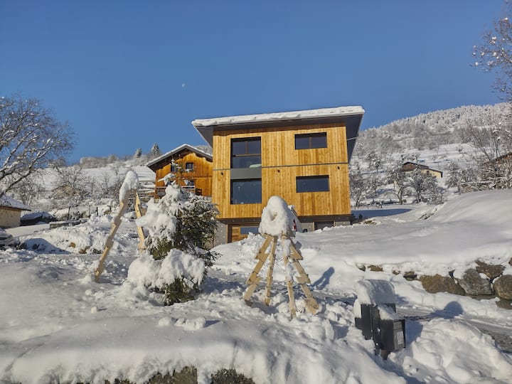 Chalet Contemporain Ensoleillé - Les Avanchers-Valmorel