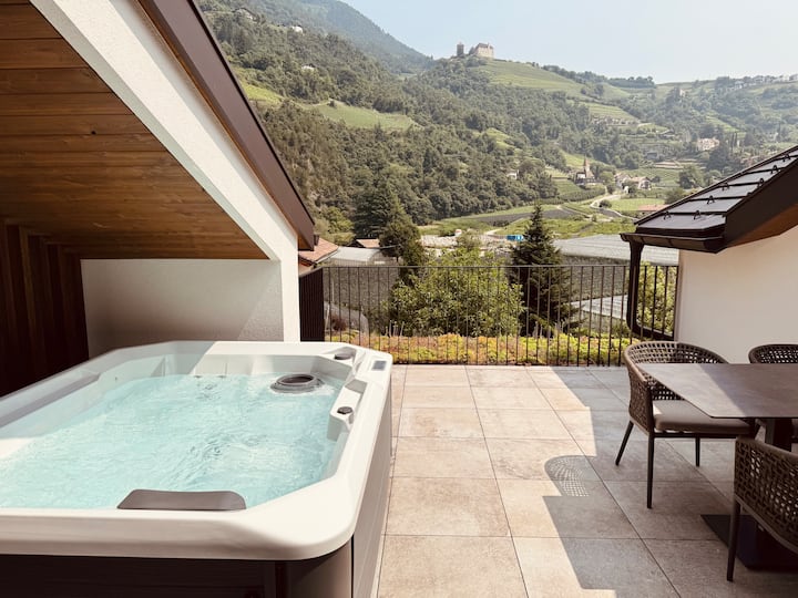 Hot Tub-mountain View-apartsuites Rosengarten - Meran
