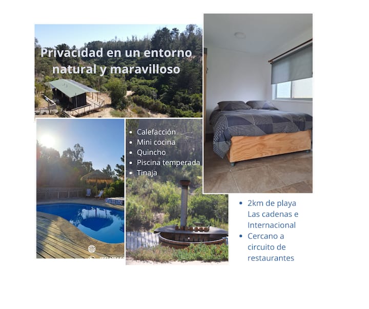 Tiny, Piscina Templada, Tinaja Privada, Desayuno. - Algarrobo