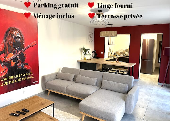 Maison Calme Avec Terrasse/garage Centre-ville B - Dijon