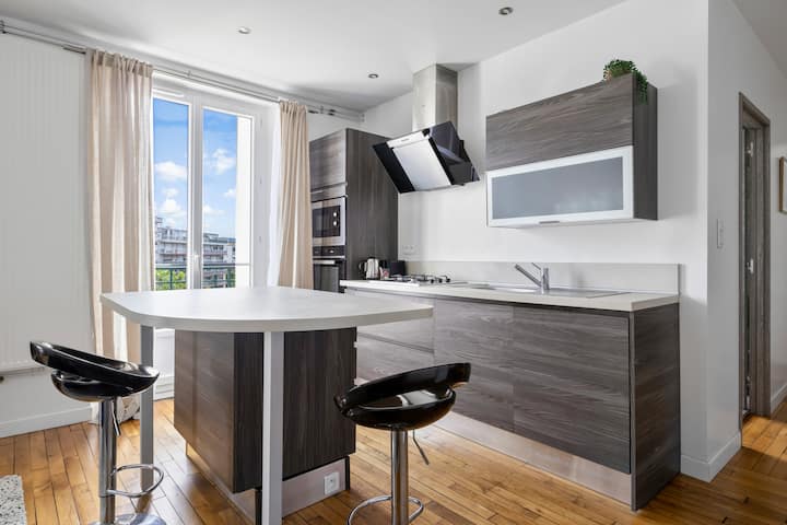 Appt 1 A 4 Pers Central Métro à Coté - Boulogne-Billancourt