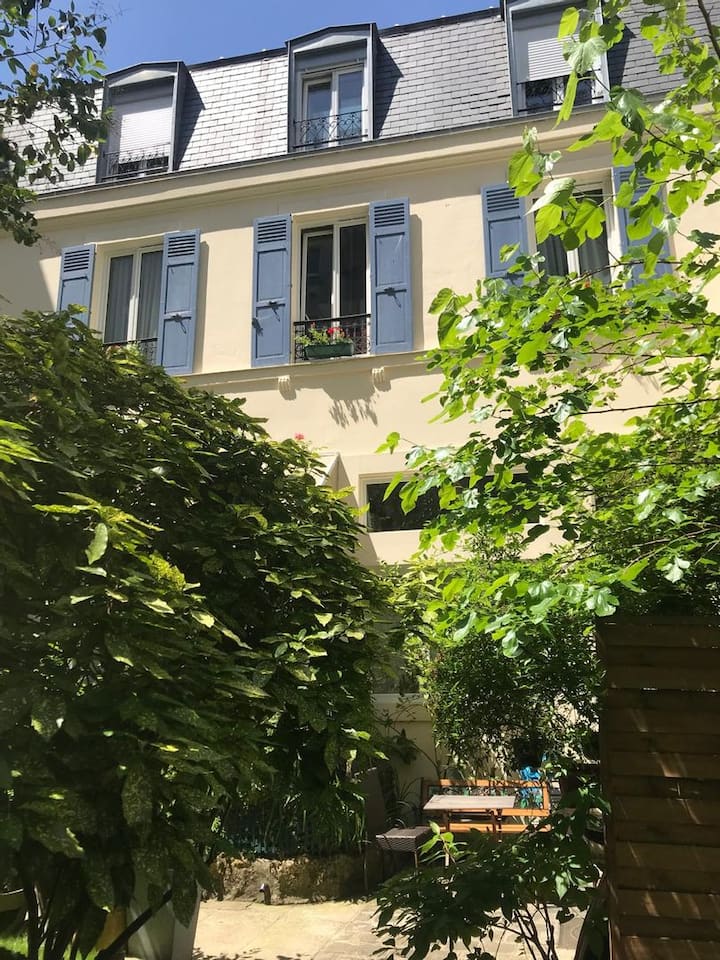 Studio Mezzanine Jardin Maison Famille - 