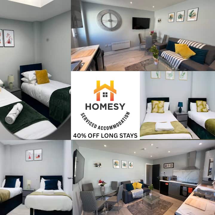 20-40% Off Week/month Near City Center- 5 Guests! - Cardiff