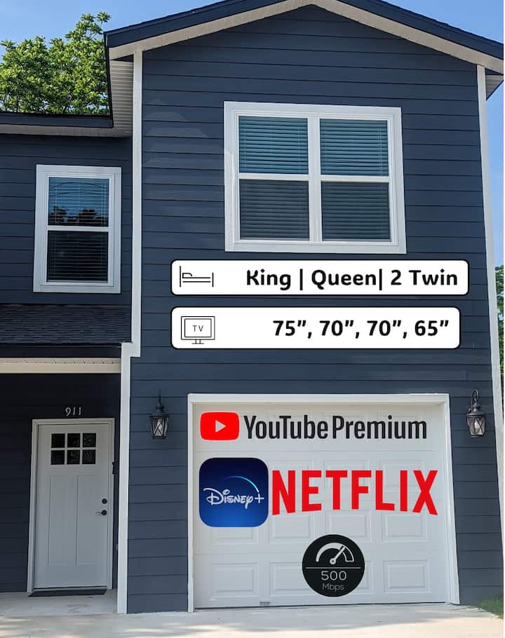 New, Modern, Near Dtwn, 1500 Sqft, Fenced - Rogers, AR