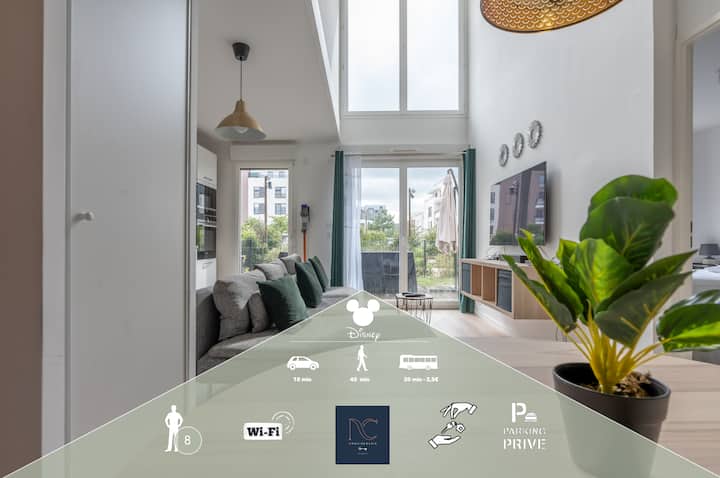 *Disneyland-paris*8 Pers, Netflix, 2parking, Wi-fi - Bussy-Saint-Georges
