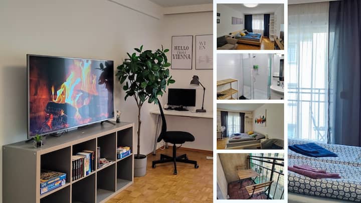 Stadtnah - Balkon - Smarttv - Disney+/geräumig - Wien