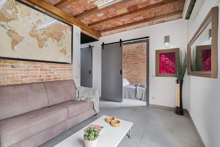 Sant Antoni | Wi-fi | Washer | Kitchen | Tv - Barcelona