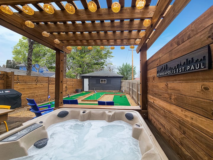 5 Min To Stadium, Hot Tub, Mini Golf, Arcade, King - Saint Paul, MN