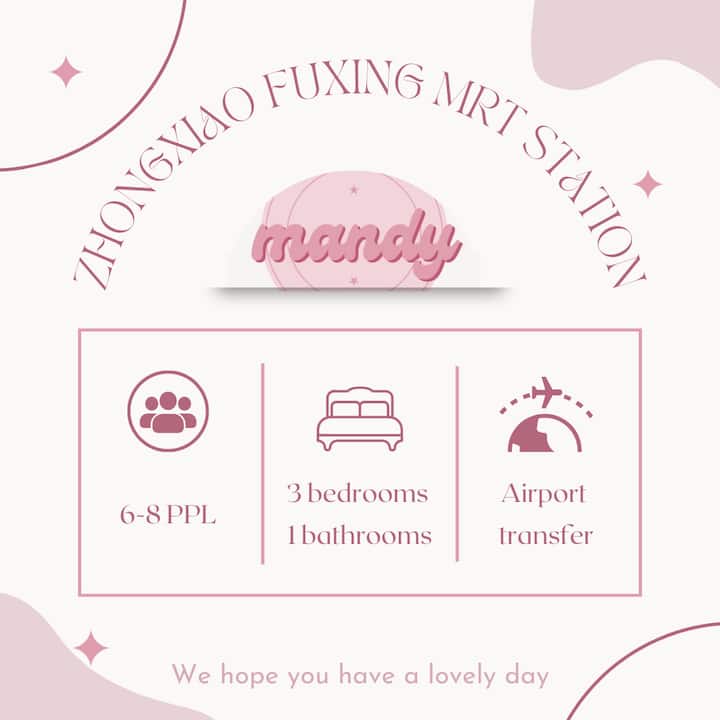 Spacious Well-furnished 忠孝復興#Br4#東區商圈 - Taipei