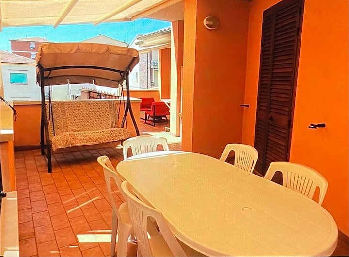 Casavela - Trilocale Con Grande Terrazza Veranda - Campiglia Marittima