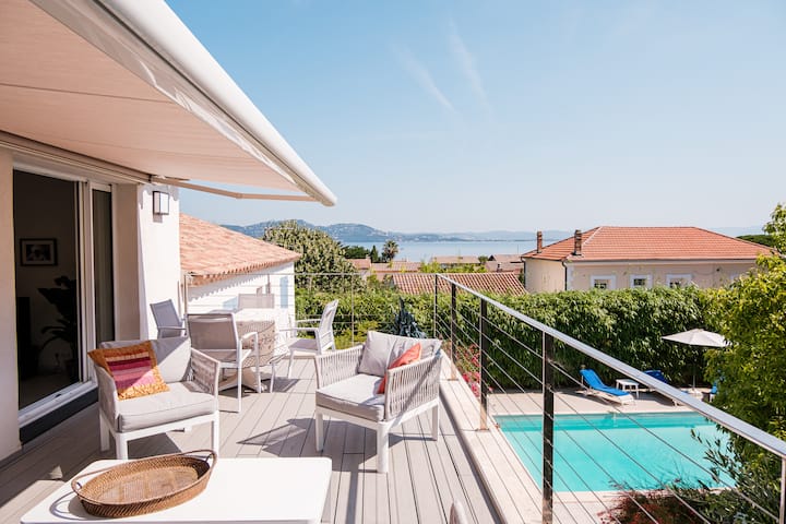 Magnifique Villa 6 Chambres Piscine Vue Mer - Hyères
