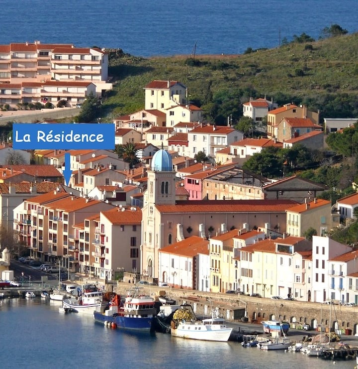 Charmant T3 Climatisé Sur Le Port - Port-Vendres