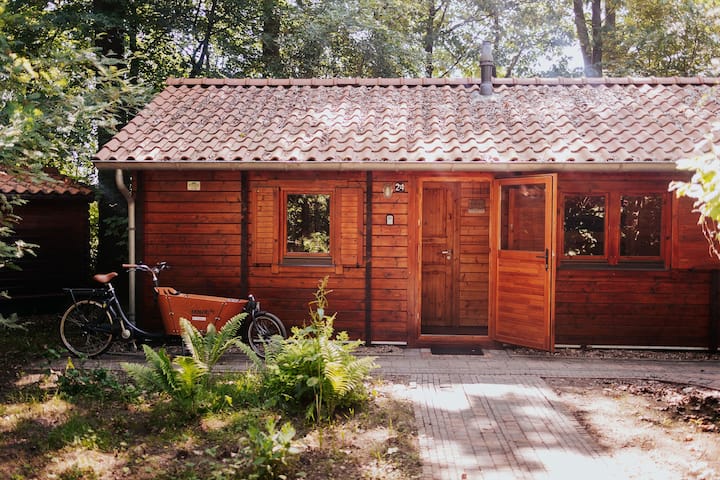 Sfeervol Houten Huisje In Het Groen @ Veluwe - Epe