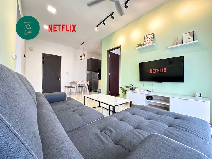Comfy 2br High Floor W[netflix]@danga Bay Jb Town - 조호르바루