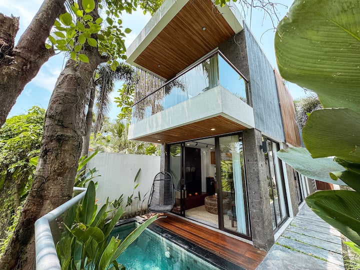2 Br Stylish Villa Private Pool 5 Mins From Beach - Bali