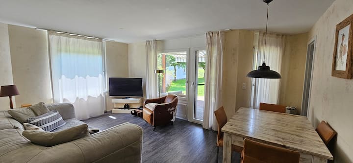 Terrasse Und Bergblick - Laax