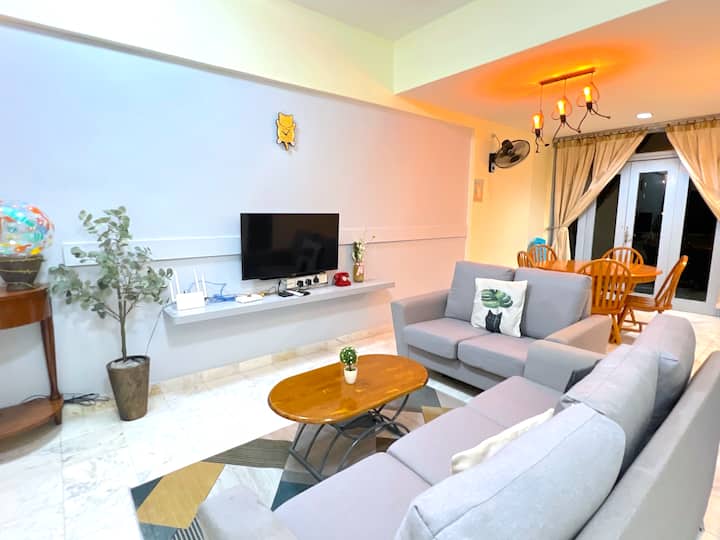 Fat Mom-cozy 2nd Floor/3br/sleep8/kitchen - Langkawi