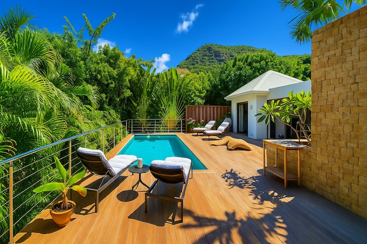 Villa Jelo - 3 Ch - 2.5 Sdb - Piscine & Spa - Saint-Barthélemy