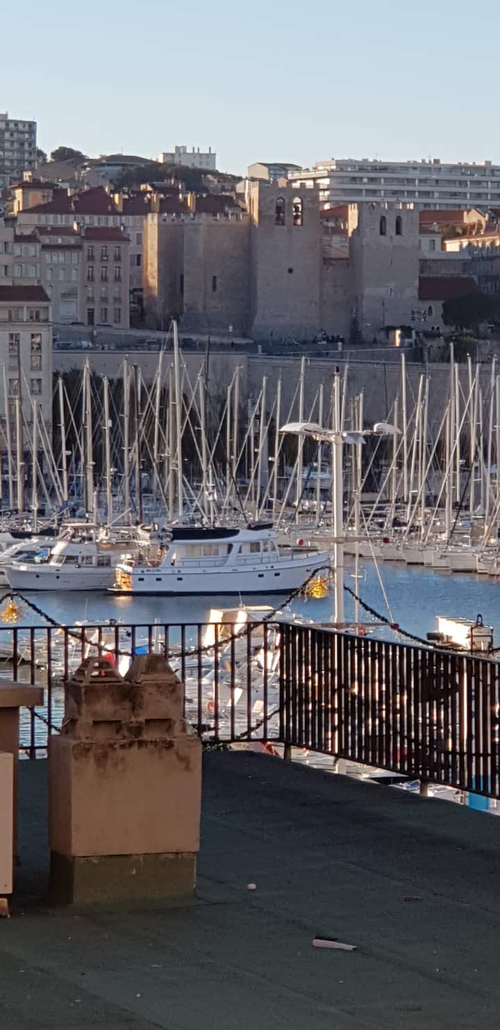 3 Pièces Vue Vieux Port, Proche Panier Et Mucem - Marseille